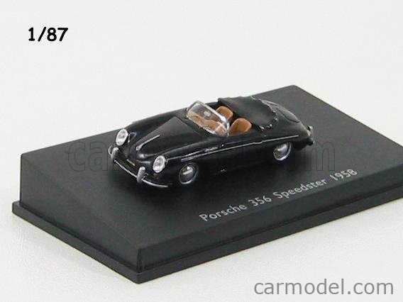 SPARK-MODEL 87S067 Scale 1/87 | PORSCHE 356 SPEEDSTER 1958 BLACK MET