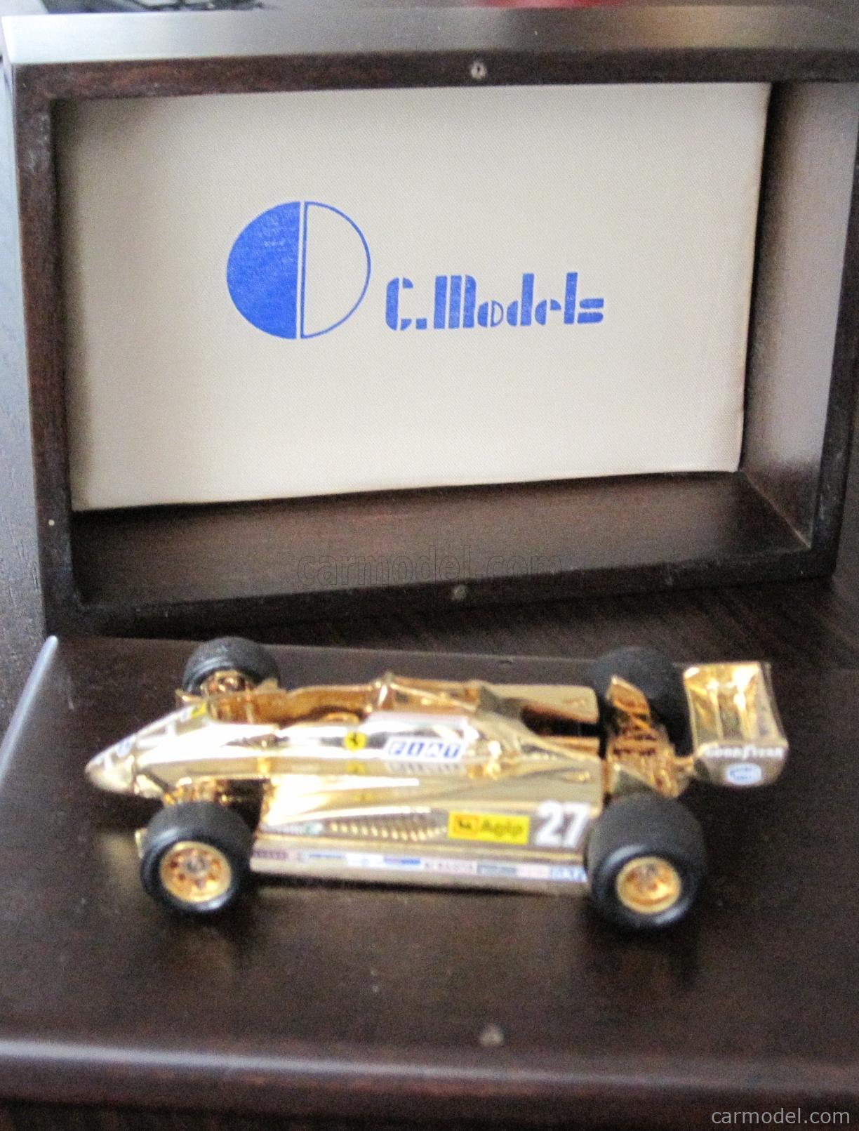 CONTI-MODELS GOLD Scale 1/43 | FERRARI F1 126C2 N 27 1982 GILLES ...