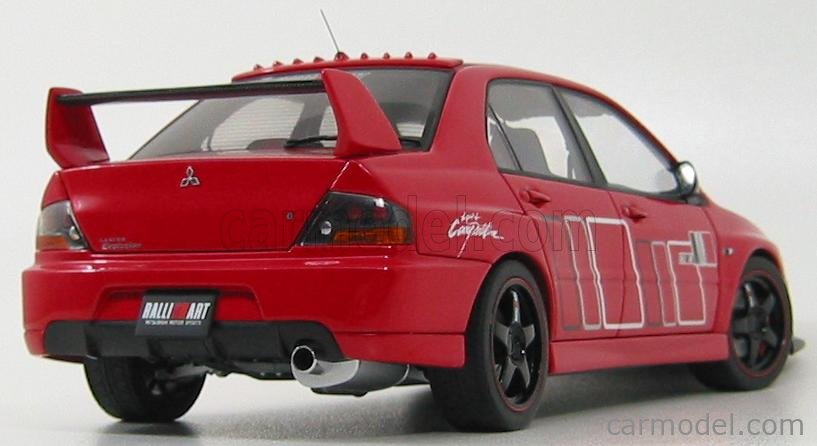 AUTOART 77196 Scale 1/18 | MITSUBISHI LANCER EVOLUTION IX RALLIART RED