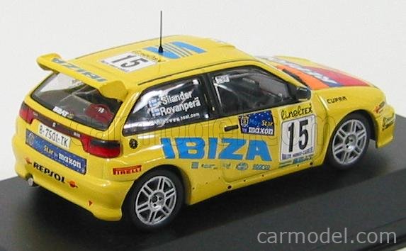 EDICOLA SSC047 Scale 1/43 | SEAT IBIZA GTi 16V EVO2 TEAM REPSOL N 15 ...