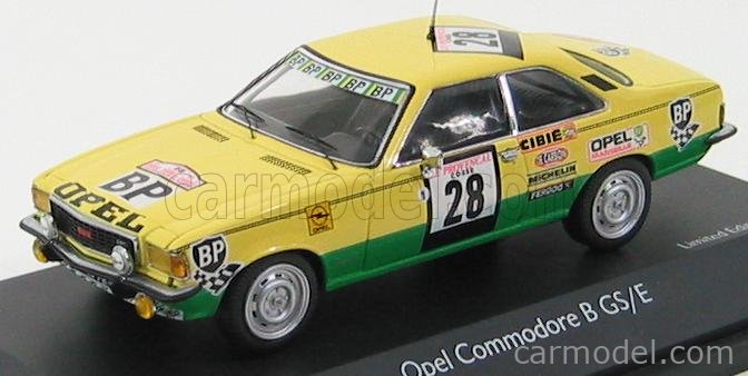 SCHUCO 02772 Escala 1/43 | OPEL COMMODORE B GS/E BP N 28 RALLY TOUR DE ...