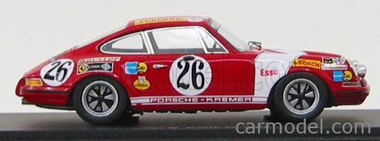 SPARK-MODEL S0886 Scale 1/43 | PORSCHE 911S TEAM NICOLAS KOOB N 26 10th ...