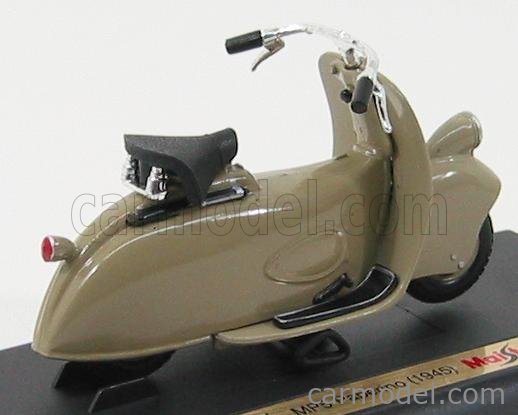 MAISTO 39540 Scale 1/18 | PIAGGIO VESPA MP5 PAPERINO 1945 LIGHT BROWN