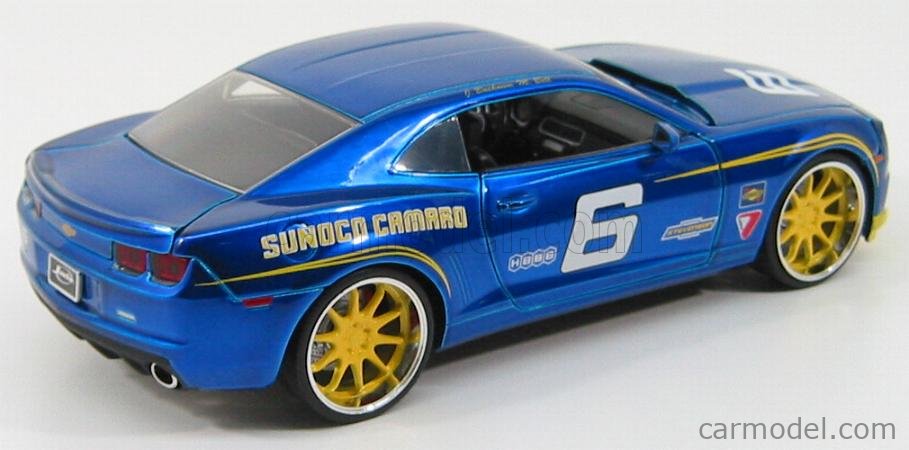 JADA 92488 Scale 1/24 | CHEVROLET CAMARO SS SUNOCO N 6 BLUE MET YELLOW
