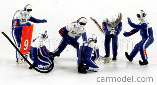 SPARK-MODEL 43AC008 Scale 1/43 | FIGURES SET MECCANICI PEUGEOT LE MANS ...