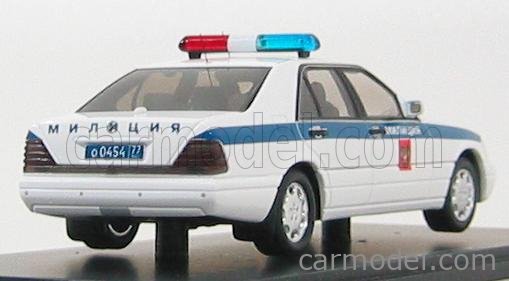 SPARK-MODEL A005 Scala 1/43 | MERCEDES BENZ S-CLASS W140 RUSSIAN POLICE ...