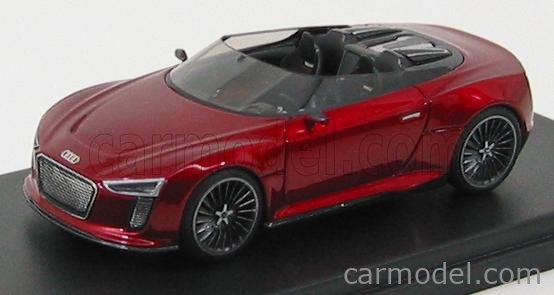 LOOKSMART LSR8SPYB Escala 1/43 | AUDI R8 SPIDER E-TRON 2011 RED MET