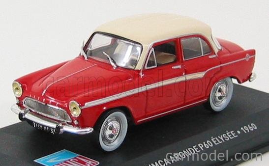 EDICOLA LBAS047 Masstab: 1/43 | SIMCA ARONDE P60 ELYSEE 1960 ORANGE CREAM