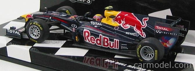 MINICHAMPS 410110072 Scale 1/43 | RED BULL F1 RB7 N 2 SHOWCAR 2011 M ...