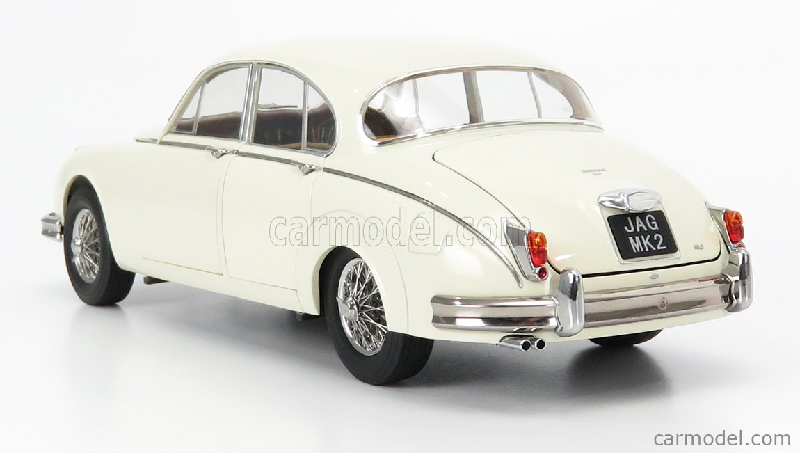 MODEL-ICONS 2010003RHD Scale 1/18 | JAGUAR MKII 3.8 (RHD) 1962 IVORY