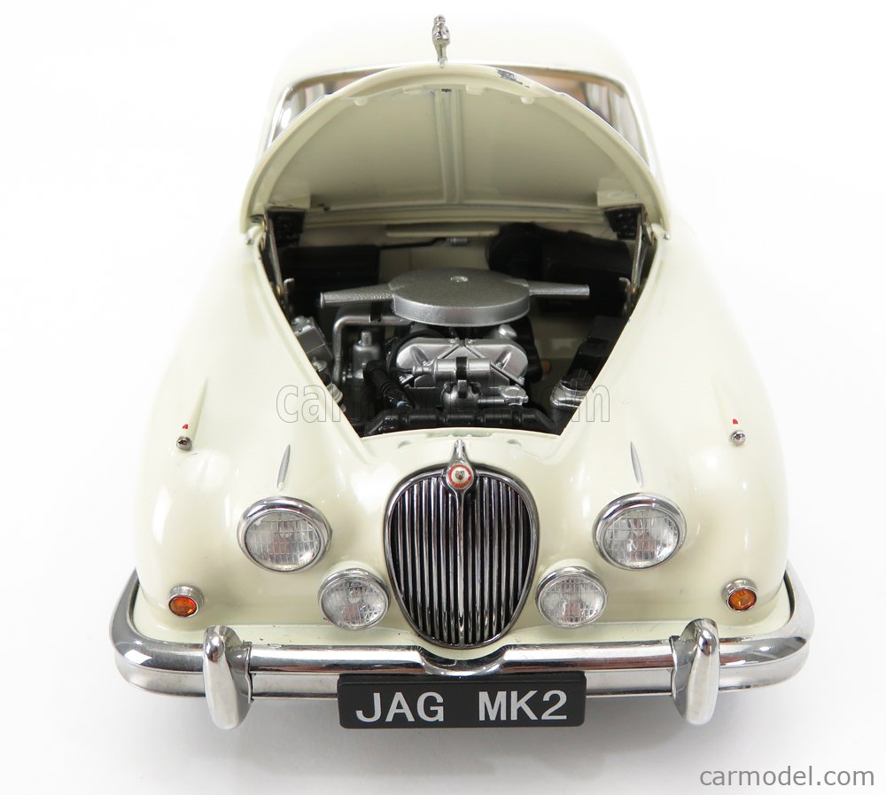 MODEL-ICONS 2010003RHD Scale 1/18 | JAGUAR MKII 3.8 (RHD) 1962 IVORY