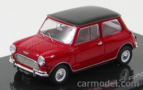 EBBRO EB44409 Masstab: 1/43 | AUSTIN MINI COOPER 1960 RED BLACK