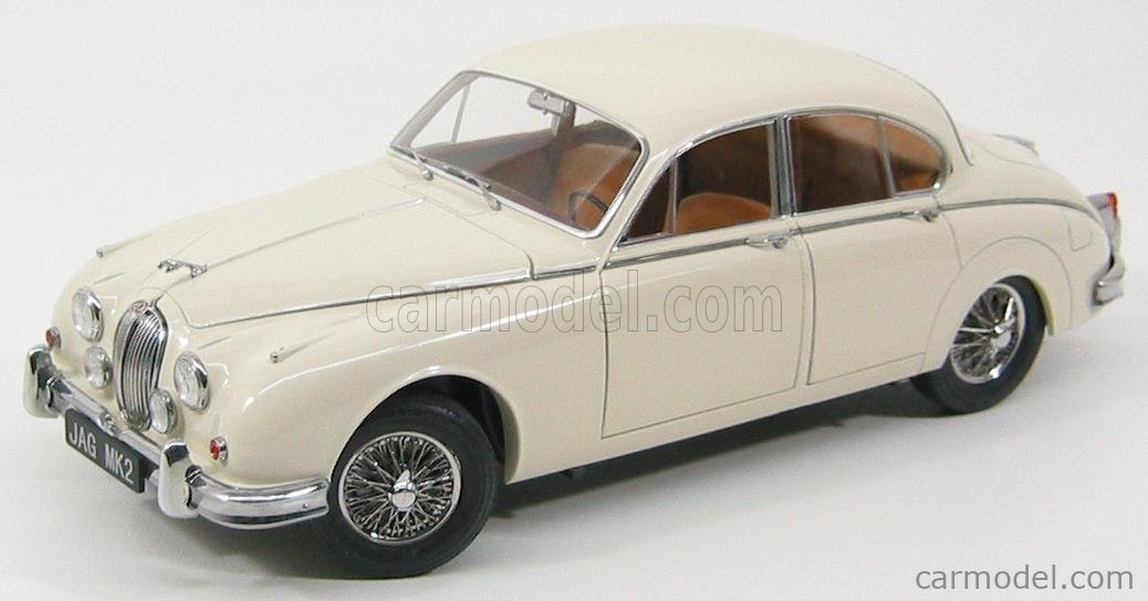 MODEL-ICONS 2010003LHD Scale 1/18 | JAGUAR MKII 3.8 (LHD) 1962 IVORY