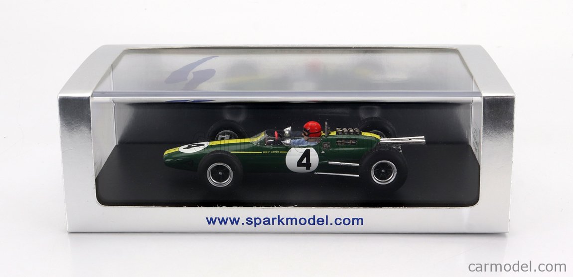 SPARK-MODEL S1772 Scale 1/43 | LOTUS F1 25 N 4 FRENCH GP 1964 PETER ...