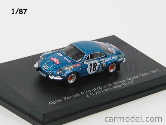 SPARK-MODEL 87S101 Scale 1/87 | RENAULT ALPINE A110 1800S N 18 WINNER ...