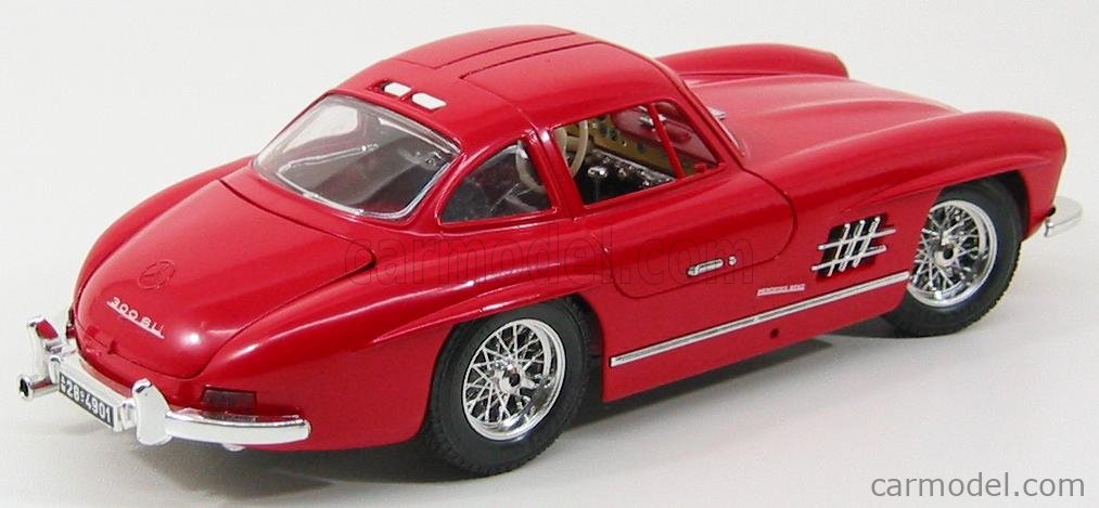 BURAGO 3015 Scale 1/18 | MERCEDES BENZ 300SL COUPE (W198) 1954 RED