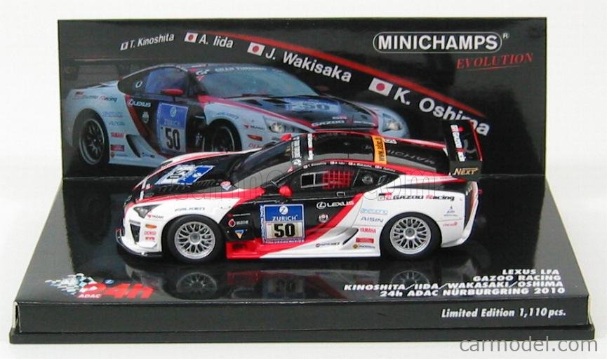 MINICHAMPS 437101650 Scale 1/43 | LEXUS LFA N 50 24h ADAC NURBURGRING ...