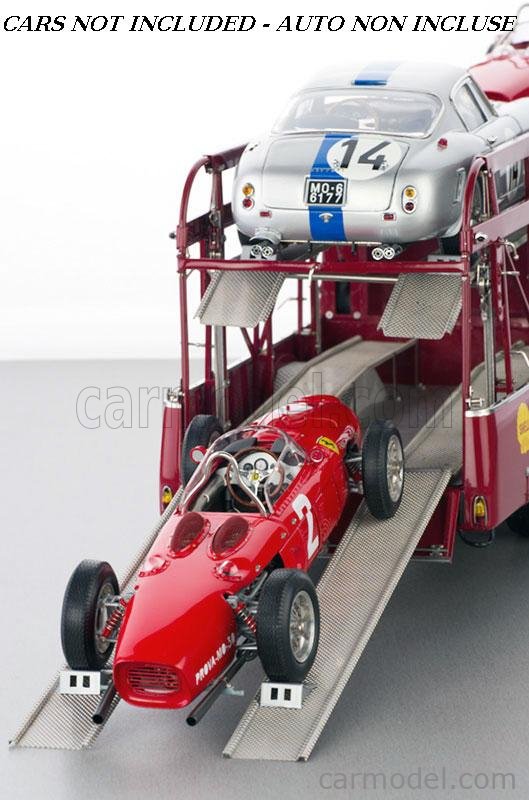 CMC M084-1 Echelle 1/18 | FIAT 642RN2 TRUCK BARTOLETTI F1 FERRARI CAR TRANSPORTER 1957 RED