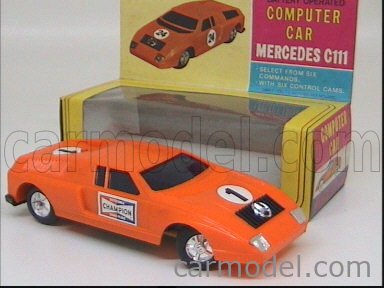 HONG KONG PLAST T50 Scale 1/24 | MERCEDES BENZ C111 ORANGE