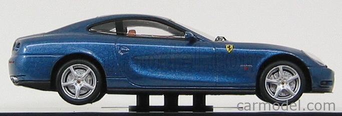 MATTEL HOT WHEELS V8376 Echelle 1/43 | FERRARI 612 SCAGLIETTI 2004 BLUE MET