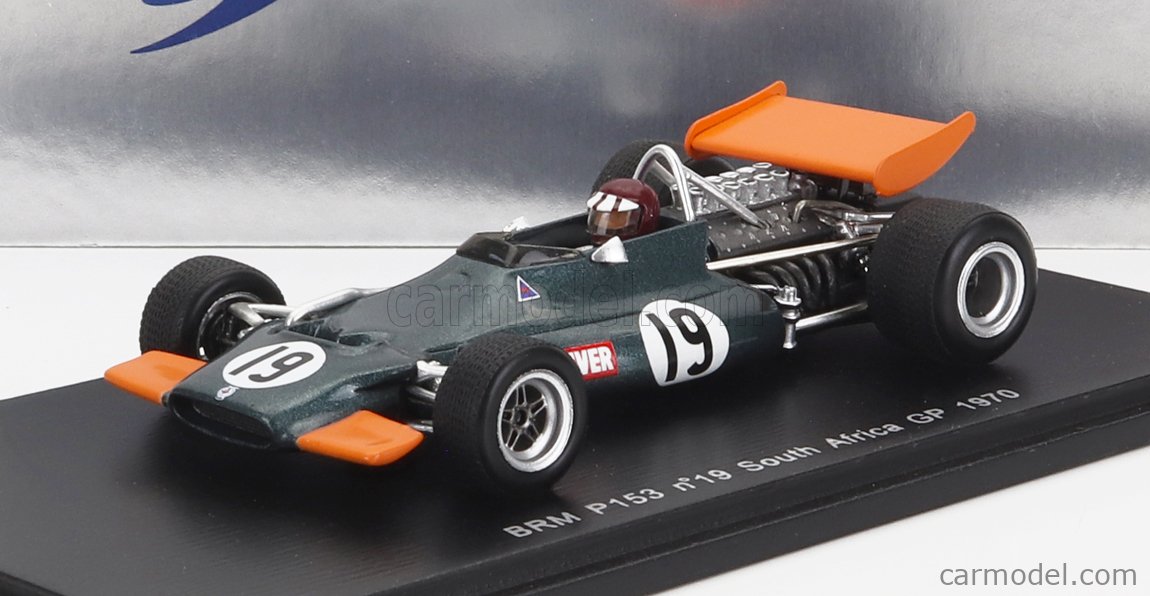 SPARK-MODEL S1738 Scala 1/43 | BRM F1 P153 N 19 SOUTH AFRICAN GP 1970 ...