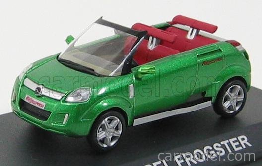 EDICOLA CCAR028 Scale 1/43 | OPEL FROGSTER CABRIOLET GREEN MET