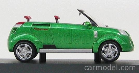 EDICOLA CCAR028 Scale 1/43 | OPEL FROGSTER CABRIOLET GREEN MET
