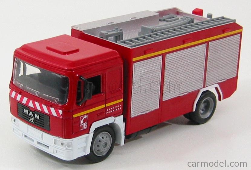 NEWRAY 15563 Scale 1/43 | MAN F2000 TRUCK SAPEURS POMPIERS - FIRE ...