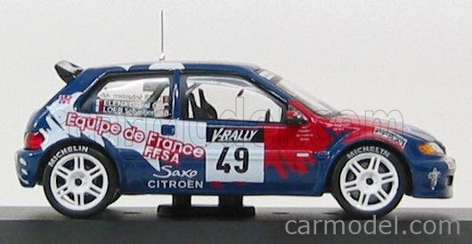 EDICOLA CAMDEFRA005 Scale 1/43 | CITROEN SAXO KIT CAR N 49 RALLY TOUR ...