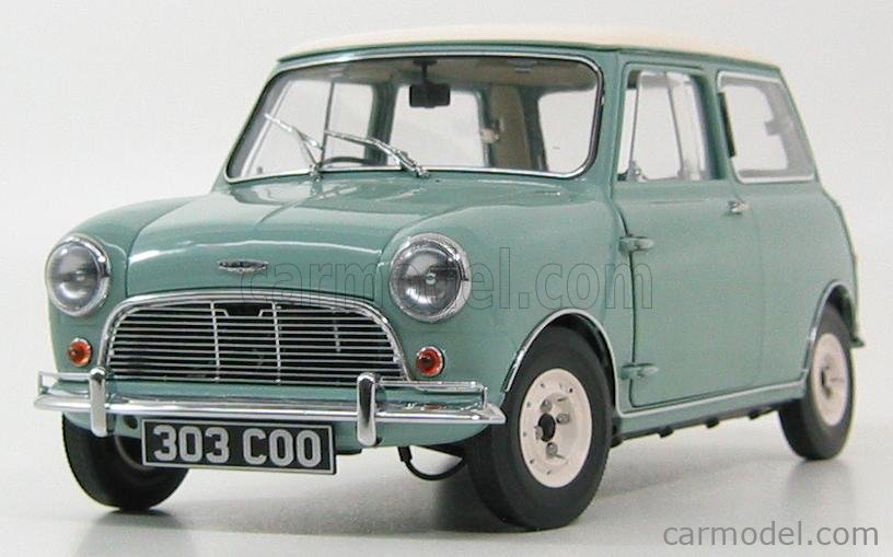 SUN-STAR 05303 Scale 1/12 | AUSTIN MINI SEVEN COOPER 1961 GREEN GREY IVORY