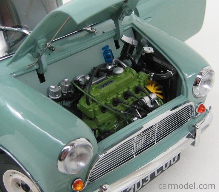 SUN-STAR 05303 Scale 1/12 | AUSTIN MINI SEVEN COOPER 1961 GREEN GREY IVORY