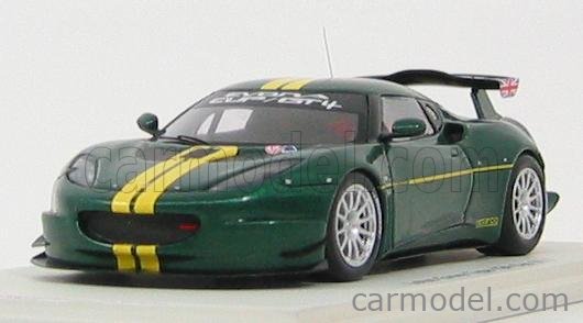SPARK-MODEL S2206 Scale 1/43 | LOTUS EVORA TYPE 124 CUP 2010 GREEN MET ...