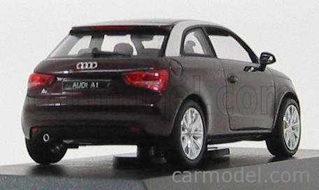 KYOSHO 03801SR Scale 1/43 | AUDI A1 2010 SHIRAZ RED MET (VINACCIA)