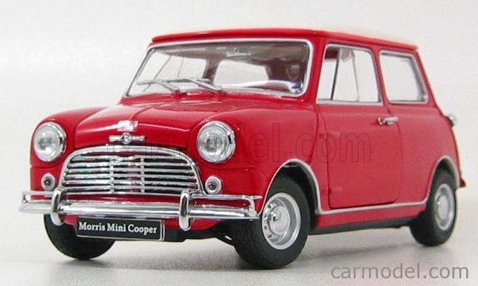 KYOSHO 08108R Escala 1/18 | MORRIS MINI-S MKI 1275S 1959 RED IVORY