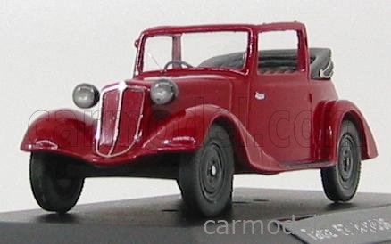 ARTIGIANALE FOXAD006 Scale 1/43 | TATRA 57A CABRIOLET 1936 BORDEAUX