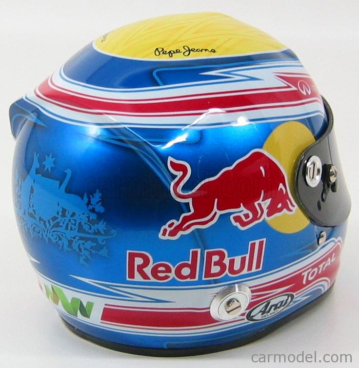 ARAI RACING 106140 Escala 1/2 | ARAI HELMET F1 RED BULL 2010 MARK ...