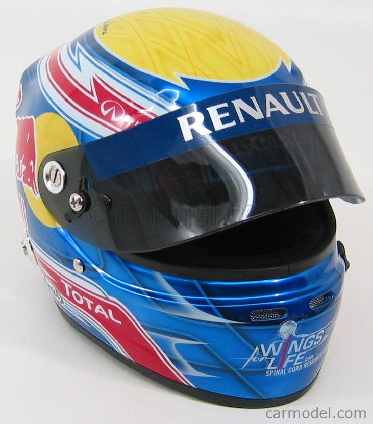 ARAI RACING 106140 Escala 1/2 | ARAI HELMET F1 RED BULL 2010 MARK ...