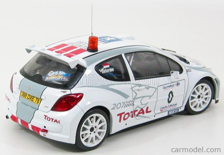 SUN-STAR 05431 Масштаб 1/18 | PEUGEOT 207 S2000 N 0 SAFETY CAR RALLY ...