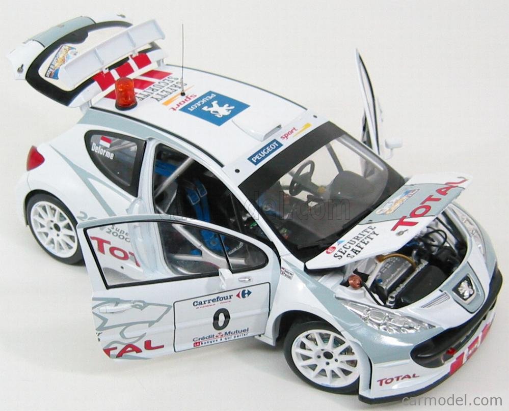 SUN-STAR 05431 Масштаб 1/18 | PEUGEOT 207 S2000 N 0 SAFETY CAR RALLY ...
