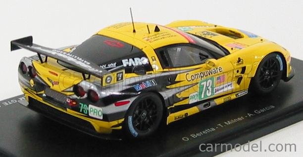 SPARK-MODEL S2541 Scale 1/43 | CHEVROLET CORVETTE C6 ZR1 N 73 24h LE MANS WINNER GTE PRO CLASS ...