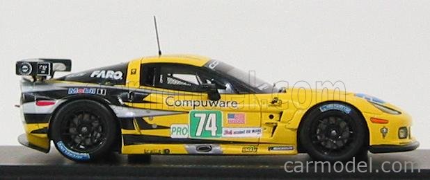 SPARK-MODEL S2542 Scale 1/43 | CHEVROLET CORVETTE C6 ZR1 N 74 24h LE ...
