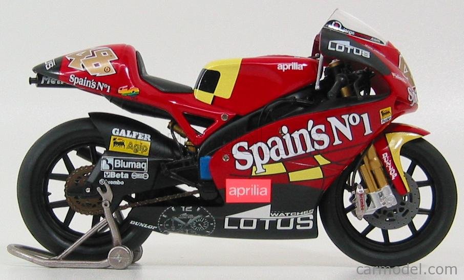 EDICOLA BD044 Scale 1/12 | APRILIA RSW250 N 48 250cc WORLD CHAMPION ...