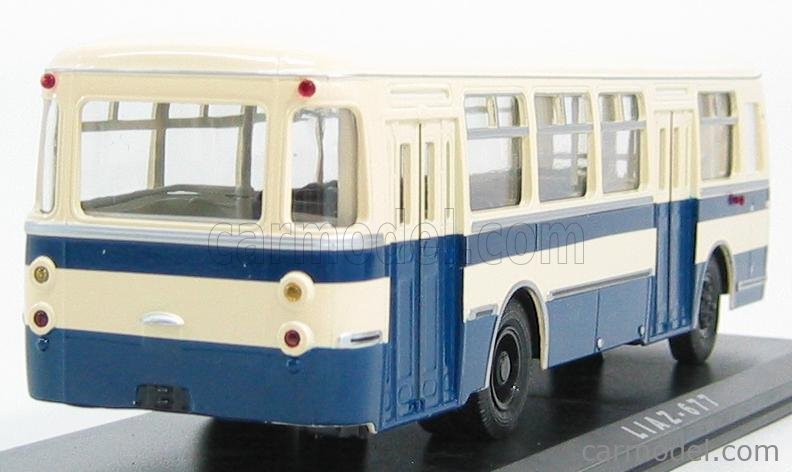 CLASSICBUS CBLIAZ677 Scale 1/43 | LIAZ 677 AUTOBUS 1967 IVORY BLUE