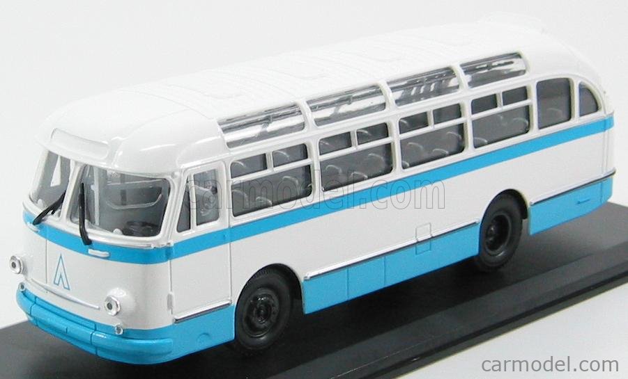 CLASSICBUS CBLAZ695BL Scale 1/43 | LAZ 695E AUTOBUS 1961 WHITE LIGHT BLUE