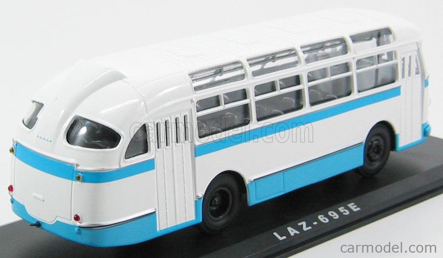 CLASSICBUS CBLAZ695BL Scale 1/43 | LAZ 695E AUTOBUS 1961 WHITE LIGHT BLUE