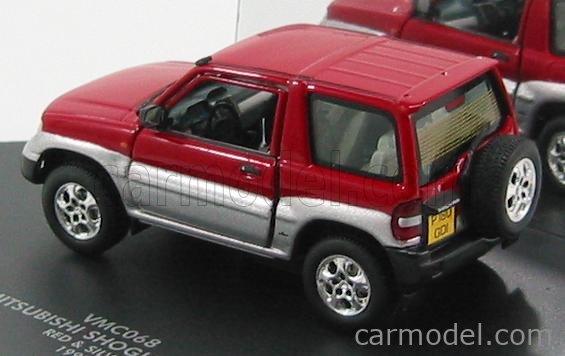 VITESSE VMC068 Echelle 1/43 | MITSUBISHI SHOGUN PININ 1999 RED SILVER