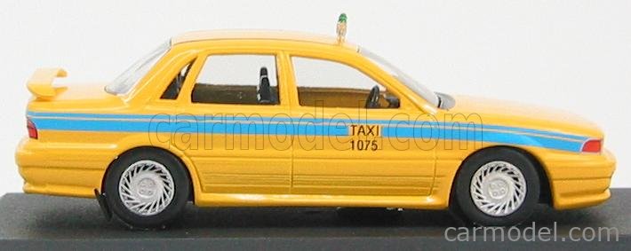 TROFEU TR041.2 Scale 1/43 | MITSUBISHI GALANT VR4 TAXI MADEIRA 1987 YELLOW