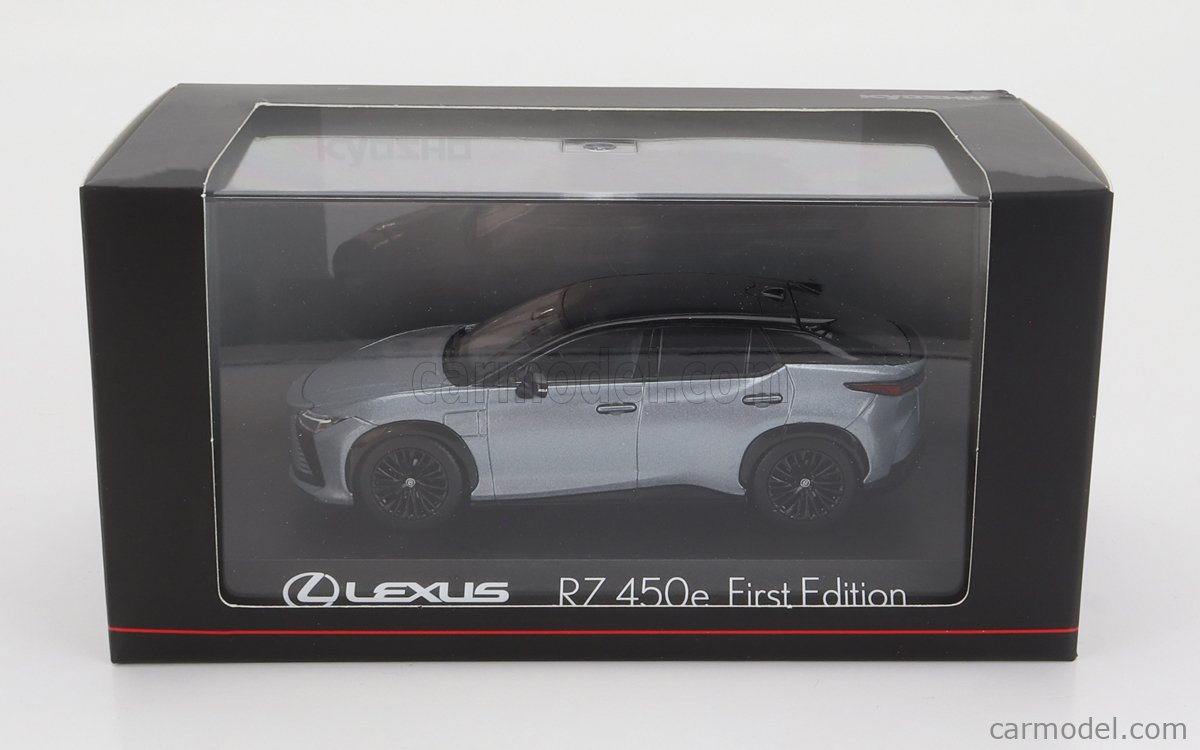 KYOSHO 53628 Scale 1/43 | LEXUS RZ450e 2023 ETHER METALLIC