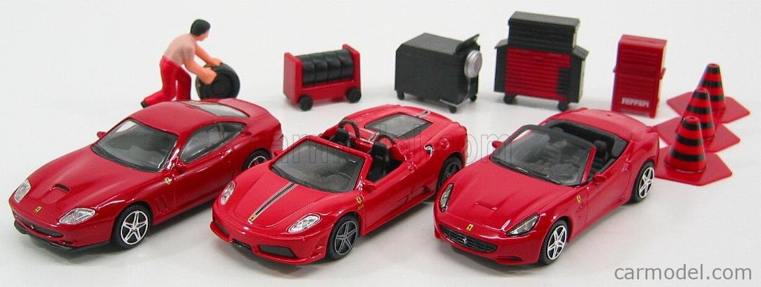 BURAGO 18-31236 Echelle 1/43 | FERRARI SET 3X - NEW SPIDER CALIFORNIA ...