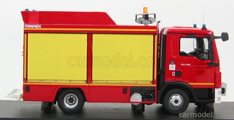 ALERTE ALERTE0015 Масштаб 1/43 | MAN TGL8.180 VSR GIMAEX TRUCK SAPEURS ...